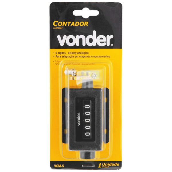 Contador 5 Digitos Vcm-5 Vonder - Apiguana