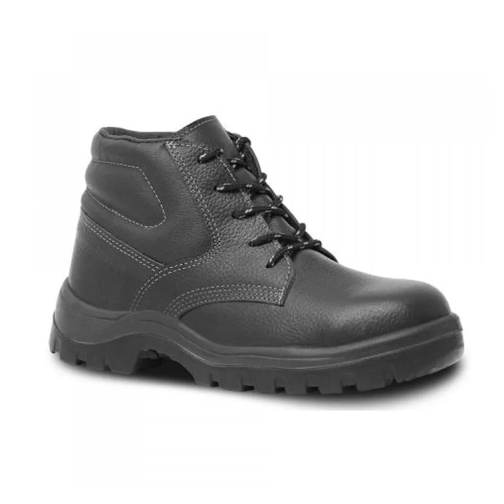 Bota Bracol Vaqueta Bico Com Cadarço Preto N°42 CA42032 - Apiguana ...