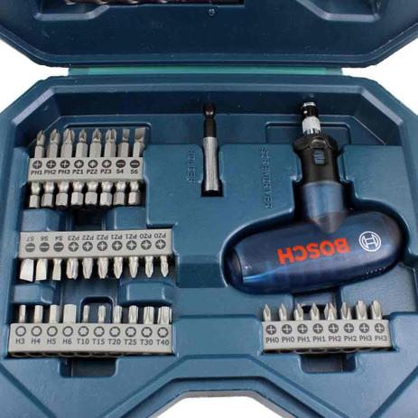 Jogo de Brocas + Bits Bosch Com 54 Peças X-line - Apiguana | Máquinas e ...