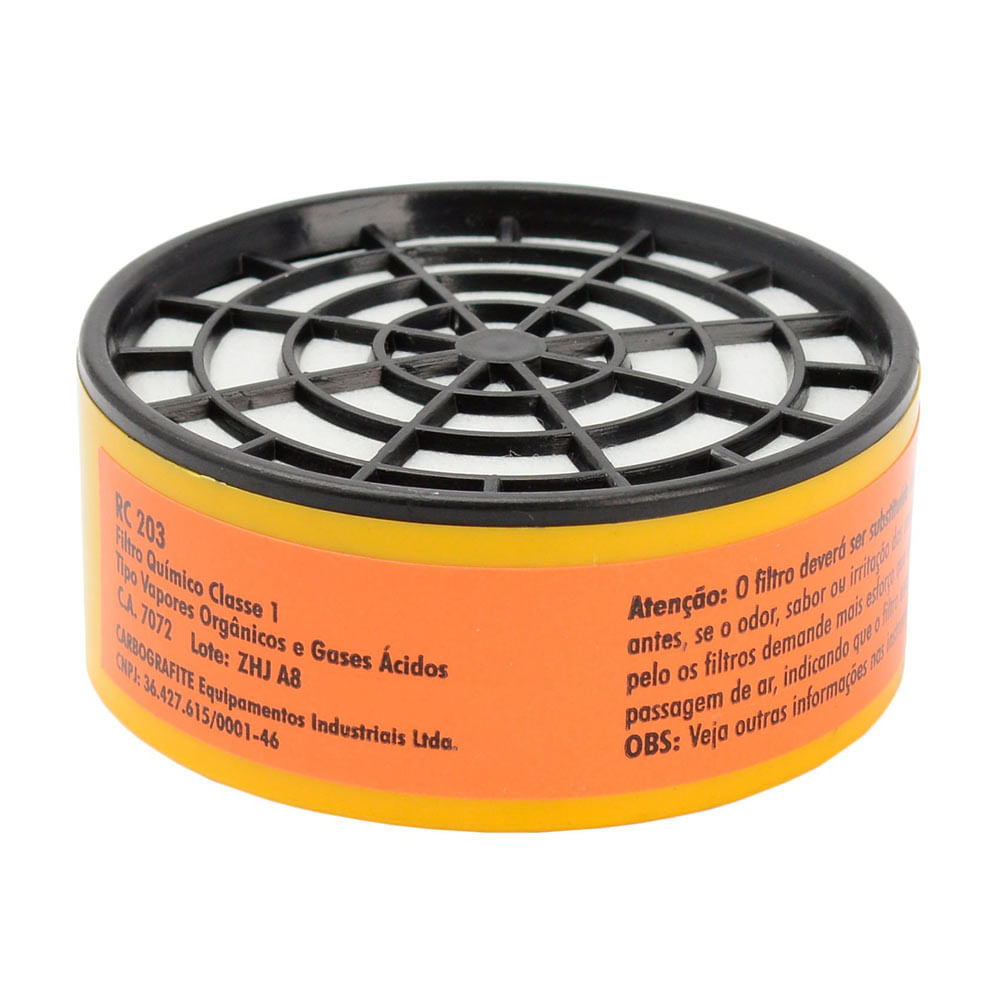 Refil RC203 Para Máscara CG-305/306 Carbografite - Apiguana