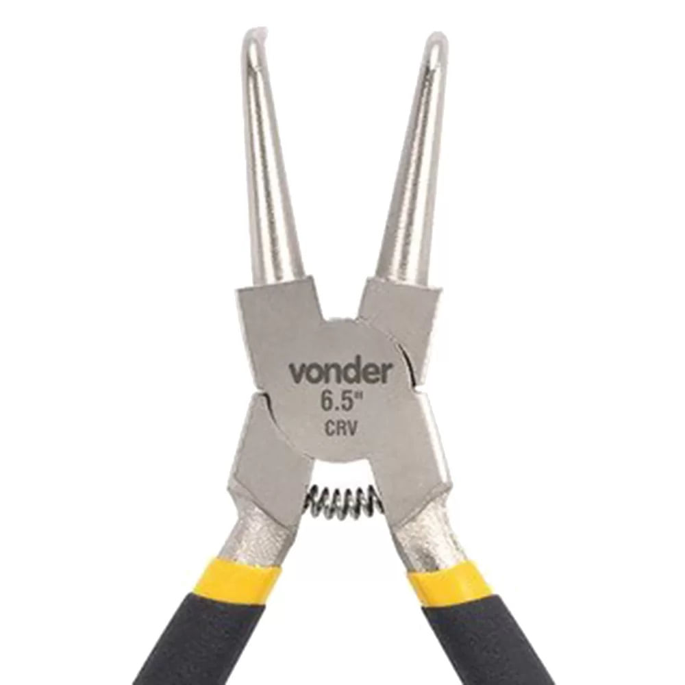 Alicate Para Anéis Internos Bico Curvo 6.1/2" 165mm Vonder - Apiguana